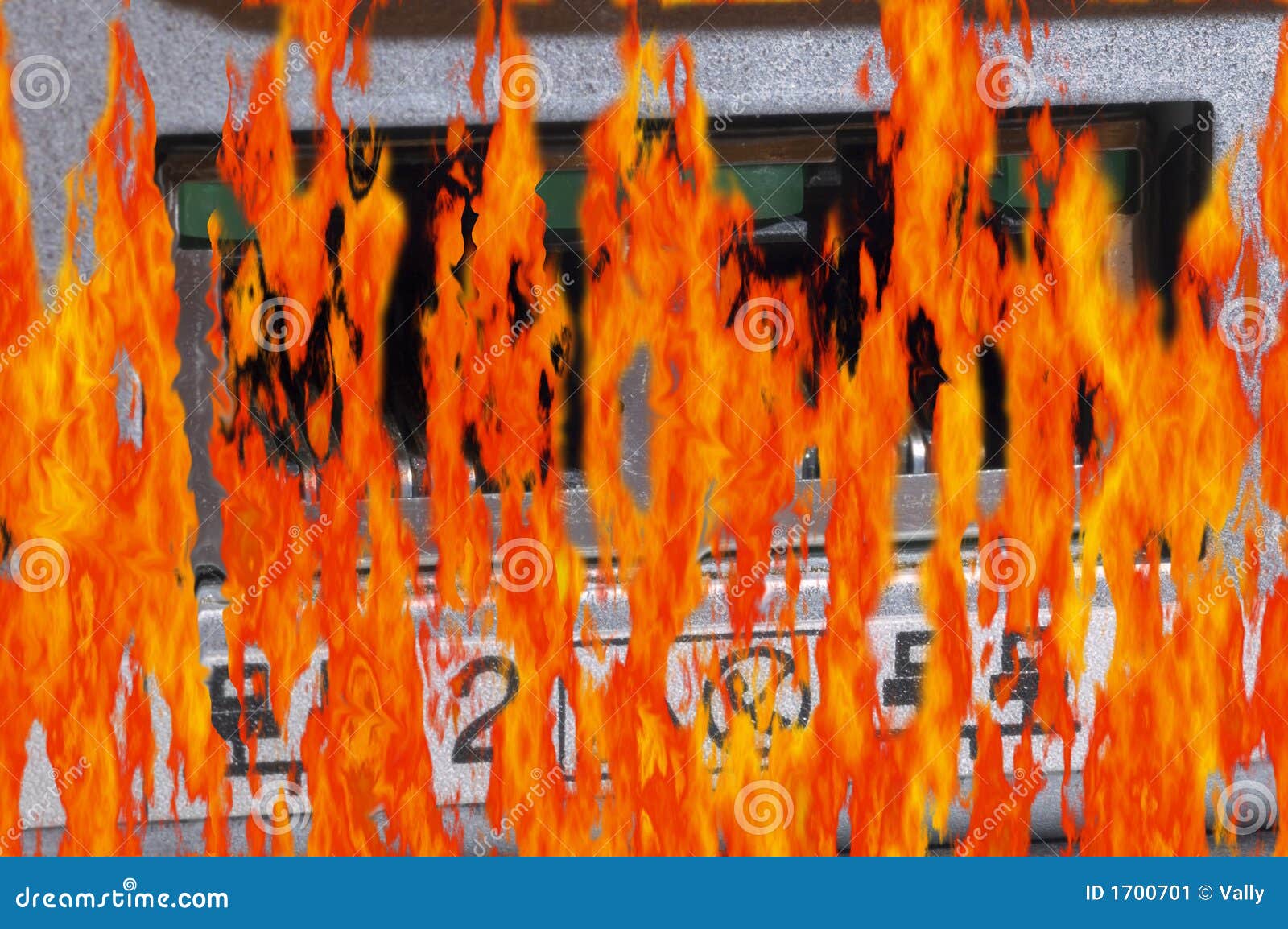Data center disaster stock image. Image of store, blaze - 1700701