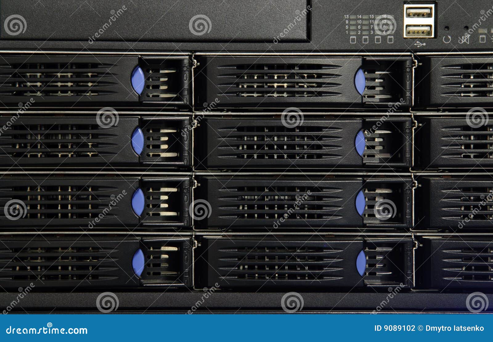Data-center equipment stock photo. Image of traffic, switch - 9089102