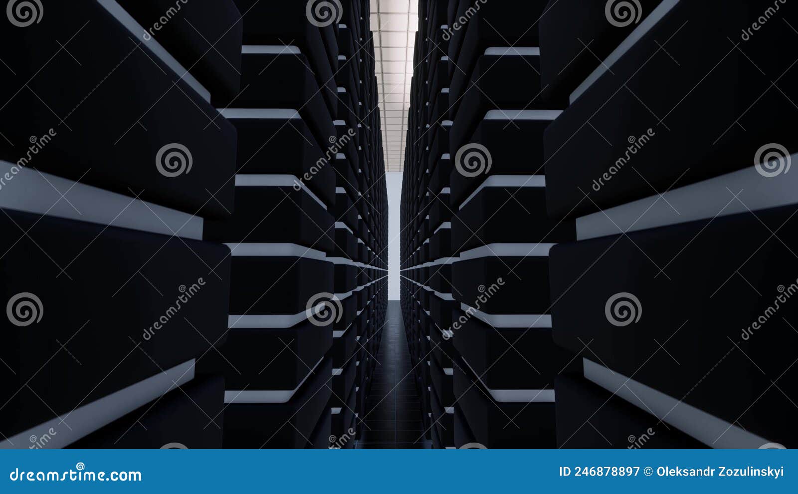 Data Center Goods Distribution Warehouse Digital Communication ...