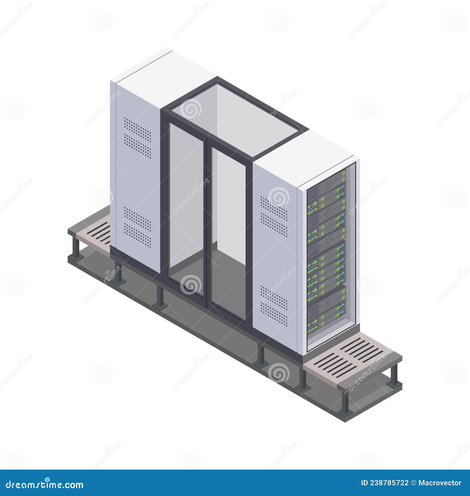 Data Center Icon stock vector. Illustration of object - 238785722