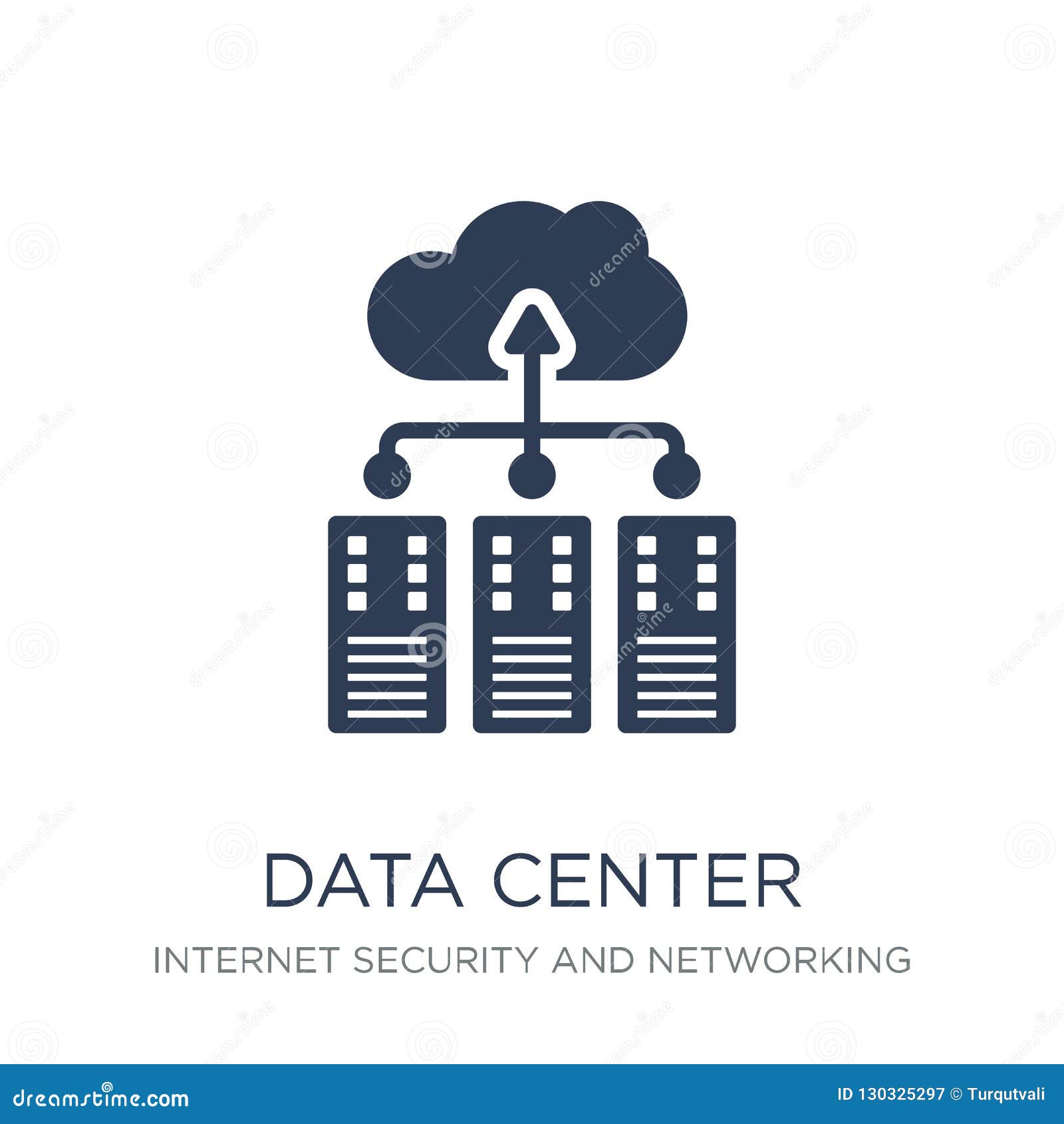 Data Center Icon. Trendy Flat Vector Data Center Icon on White B Stock ... Data Center Icon. Trendy Flat Vector Data Center Icon on White B Stock ...