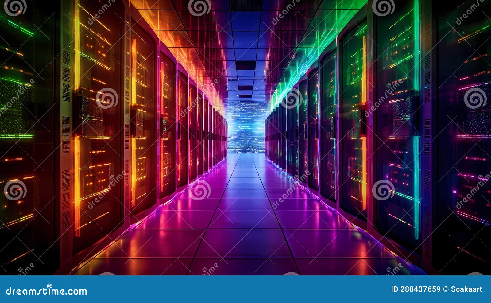 Data Center Illumination: Journey into the Neon-lit Depths of ...