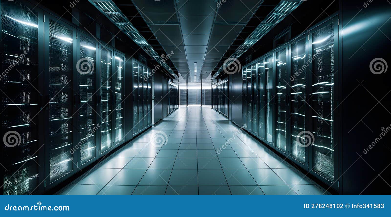 A Data Center Infrastructure Using Power and Cooling Tech Generative AI ...