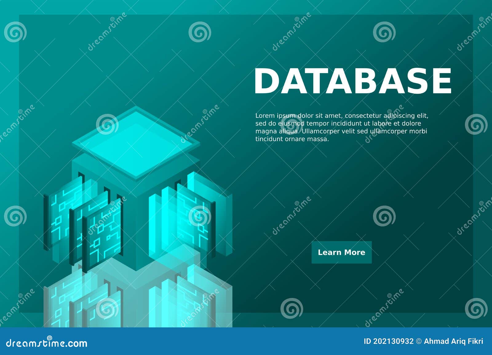 Data Center Isometric Icon, Database and Cloud Data Storage Concept, PCB Slot, Server Room ...