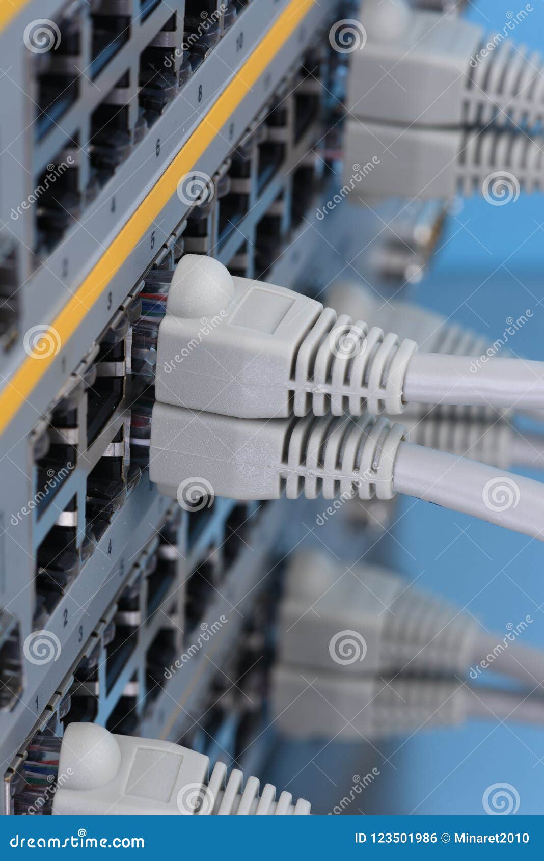 Data Center Network Switches Stock Photo - Image of networking, connect ...