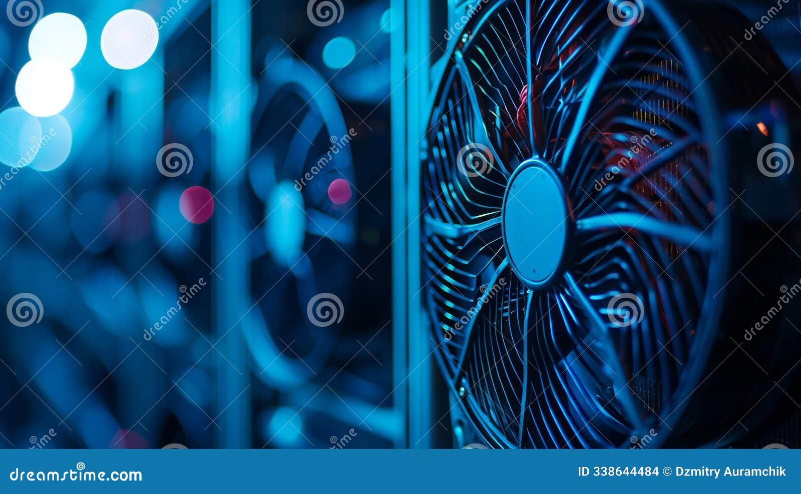 During a Data Center Operation, Cooling Fans Ensure There is Adequate ...
