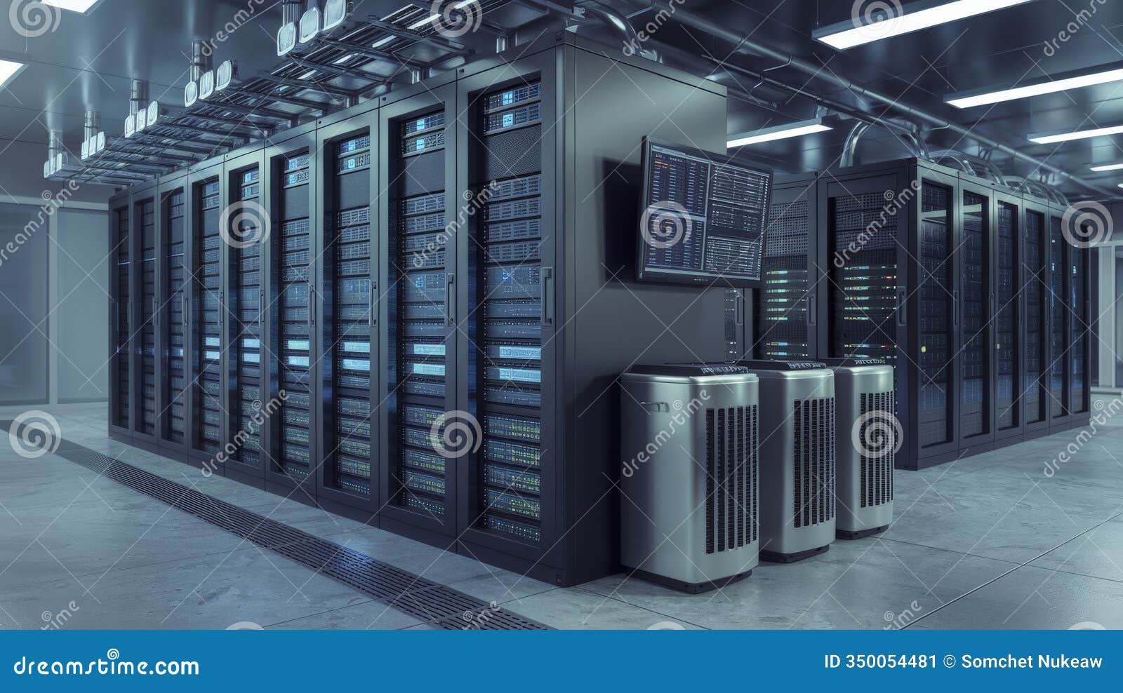 Data Center Operationssecured Digital Information System High-tech ...