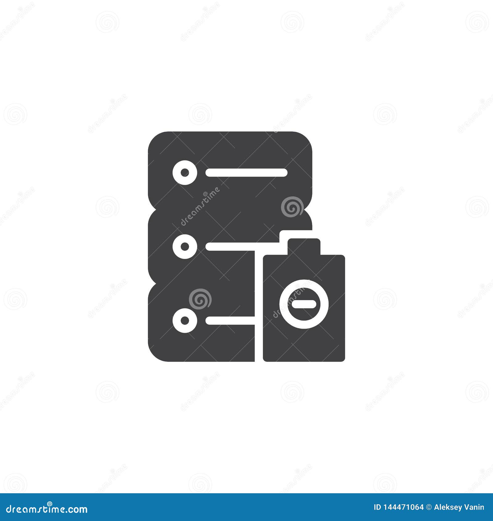 Data Center Power Vector Icon Stock Vector - Illustration of logo ...