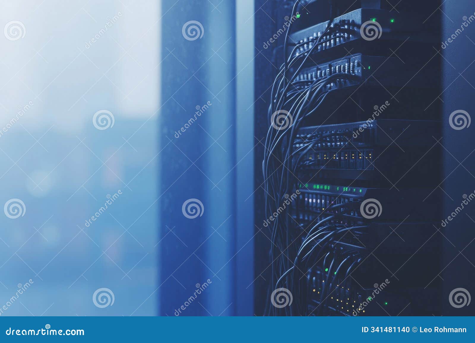 Data Center Racks with Multiple Server Units and Cabling Systems ...