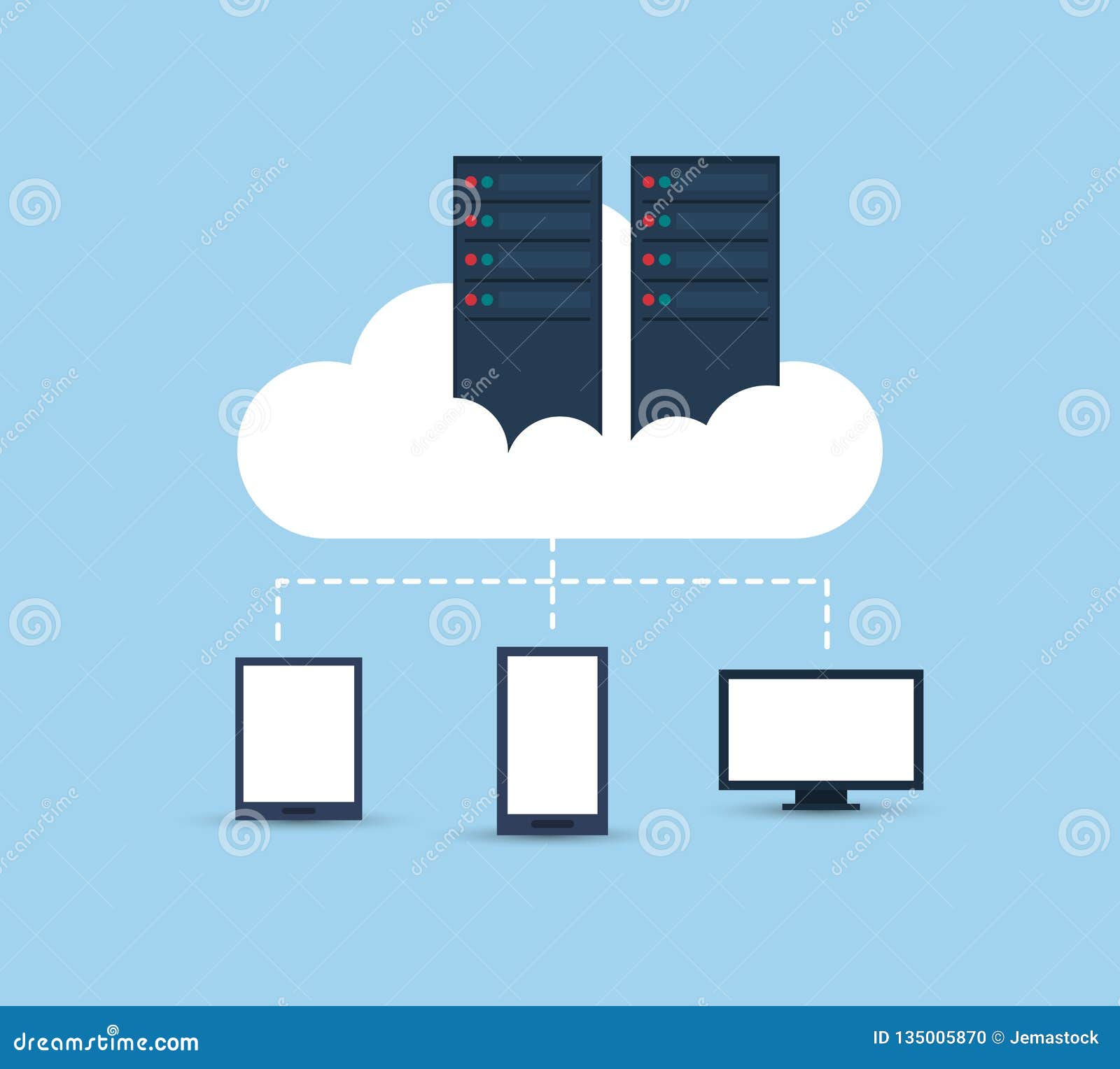 Data Center Related Icons Image Stock Vector - Illustration of icon ...