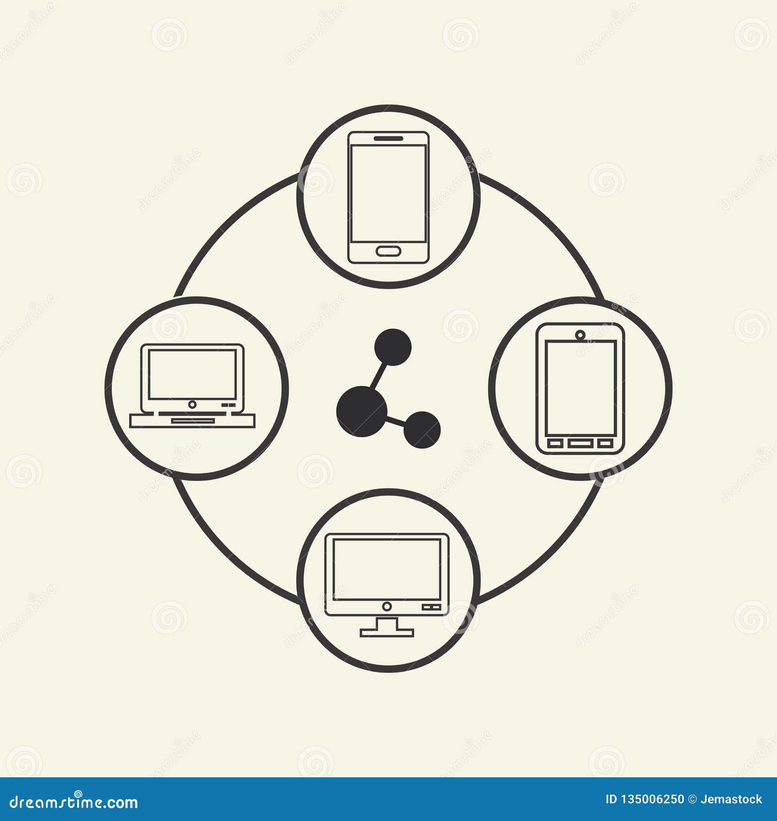 Data Center Related Icons Image Stock Vector - Illustration of system ...