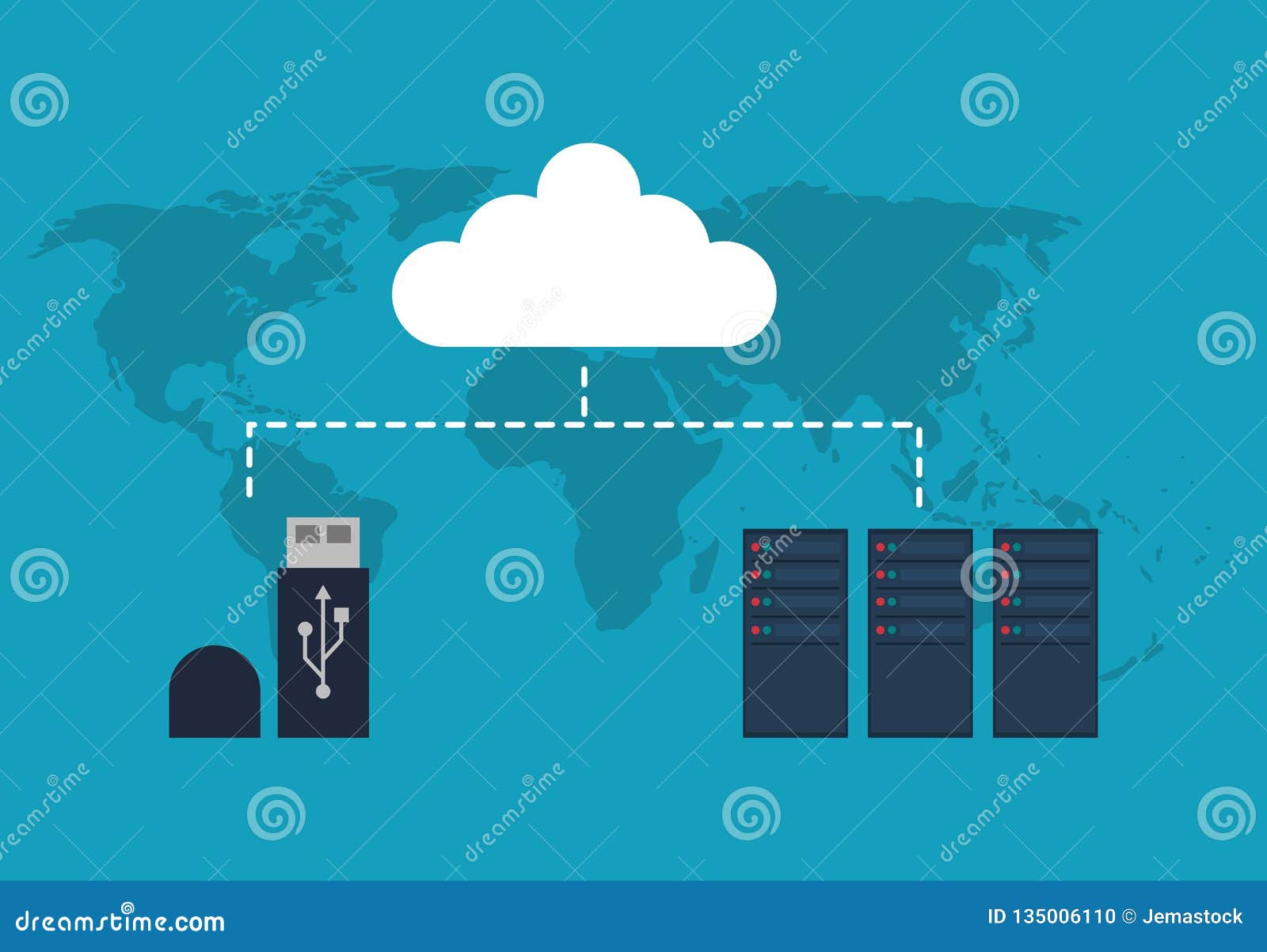 Data Center Related Icons Image Stock Vector - Illustration of insuring ...
