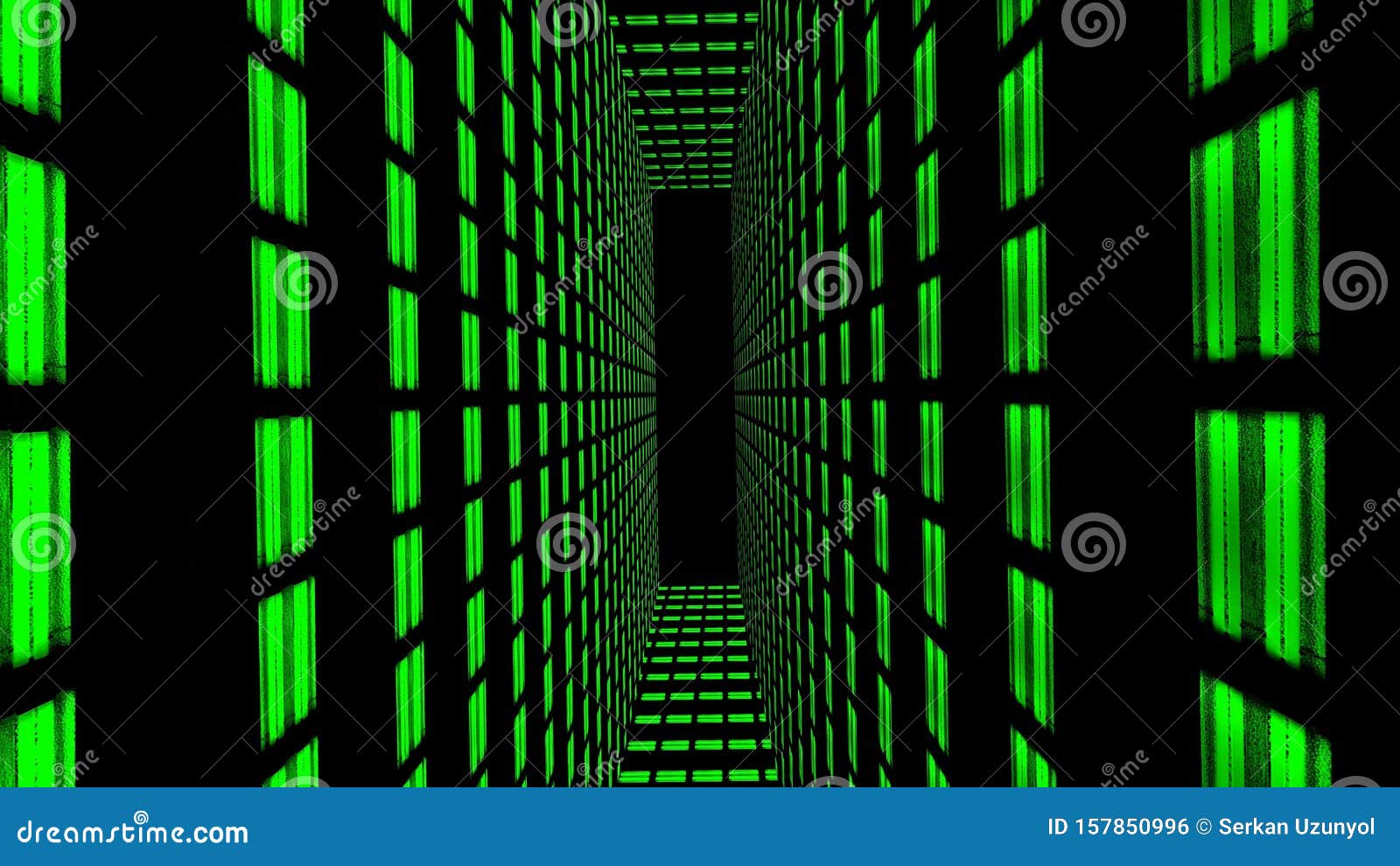 Data Center Room, Rack 3D Rendering. Network, Database, Supercomputer ...