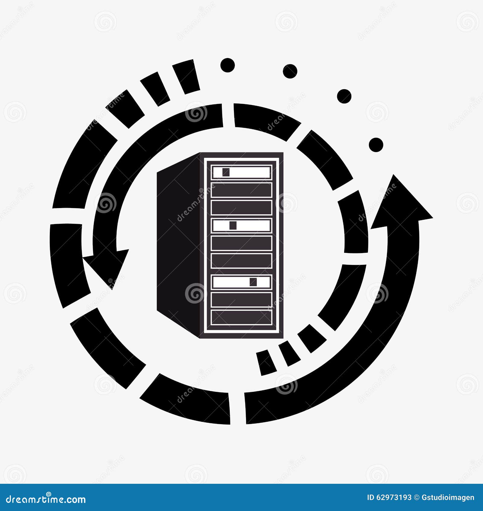 Data Center Security System Stock Illustration - Illustration of ...