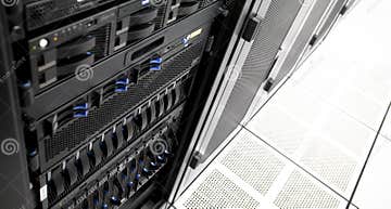 Data Center Server Rack stock photo. Image of cluster - 7207008