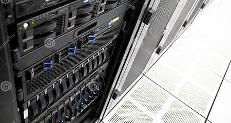 Data Center Server Rack stock photo. Image of cluster - 7207008