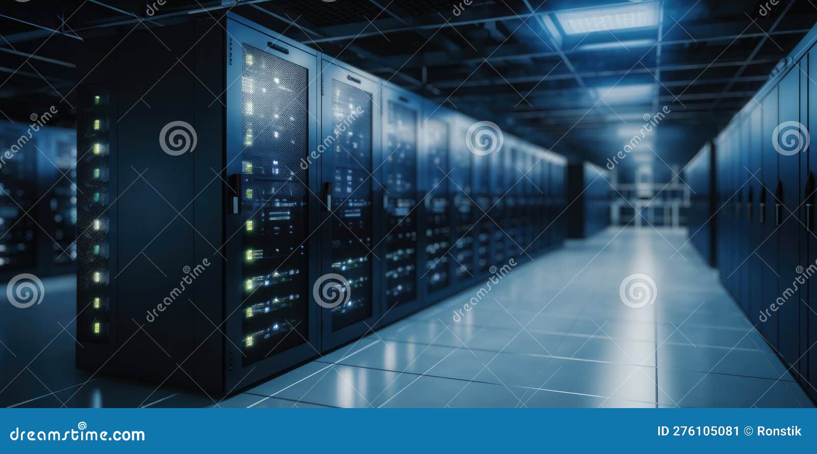 Data Center Server Room Racks Royalty-Free Stock Photo | CartoonDealer ...