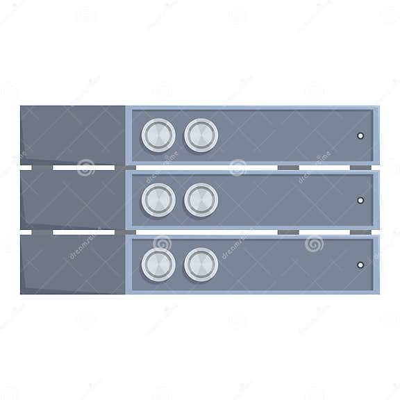 Data Center Server Stack Providing Cloud Computing Services Stock ...