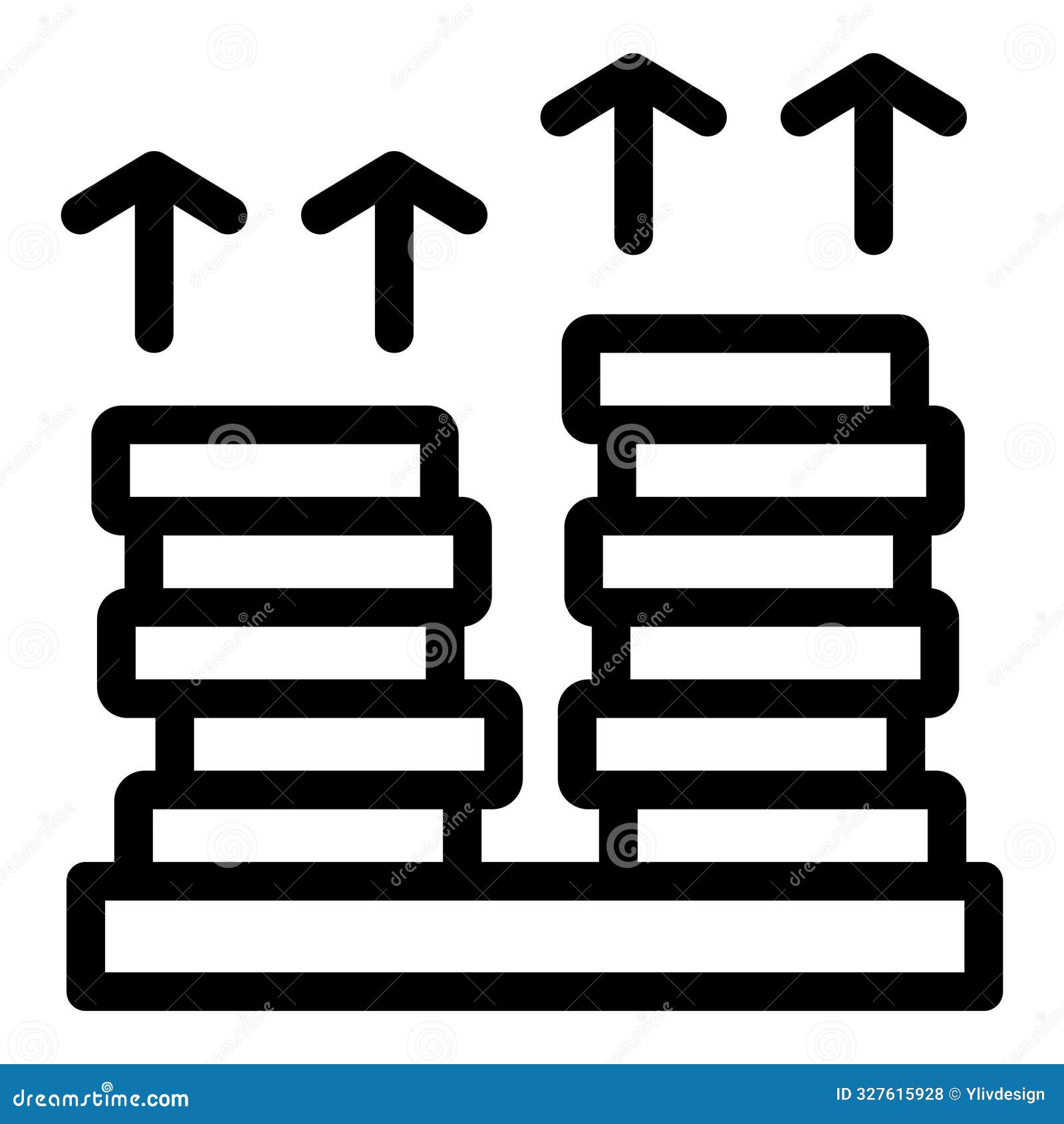 Data Center Server Storage Capacity Increasing Concept Icon Stock ...