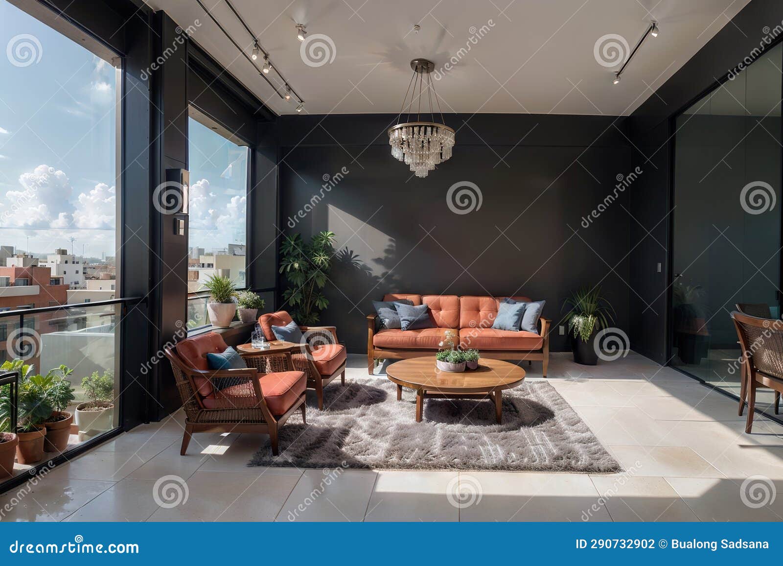 Showcasing Interior Design in Style Splendid Spectrum Stock ...