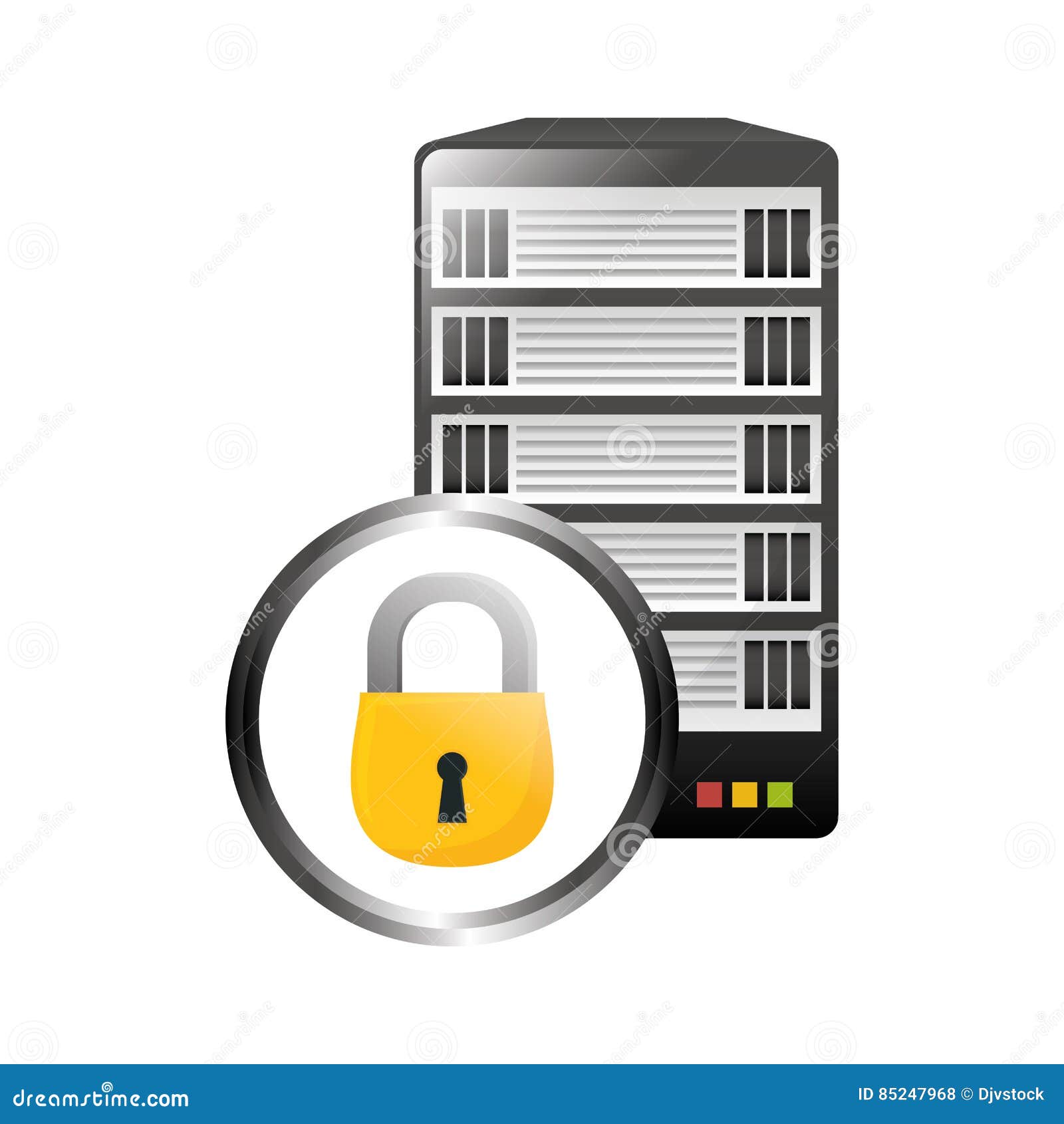 Data Center Storage Icon Image Stock Illustration - Illustration of ...
