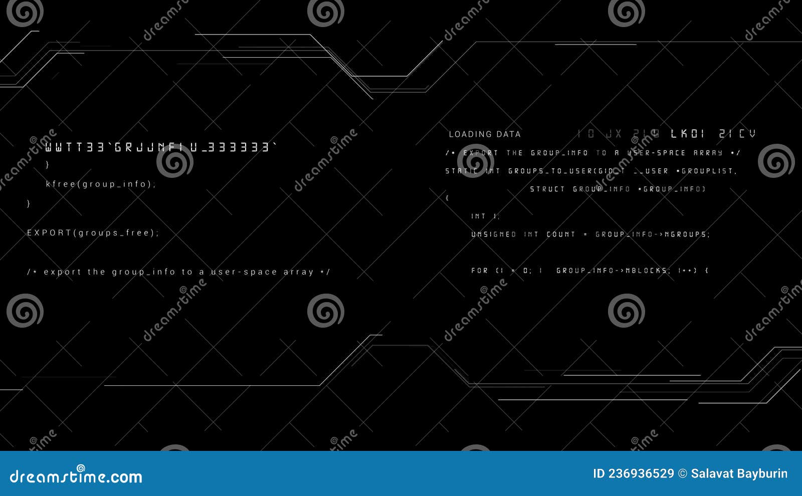 PNG Alpha.Hacking Programming Data Text Code and Shape HUD Elements Appearing Animation.Abstract ...