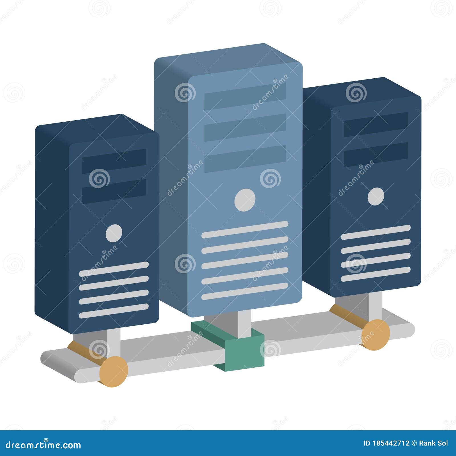 Data Center Vector Icon Which Can Easily Modify or Edit Stock Vector ...