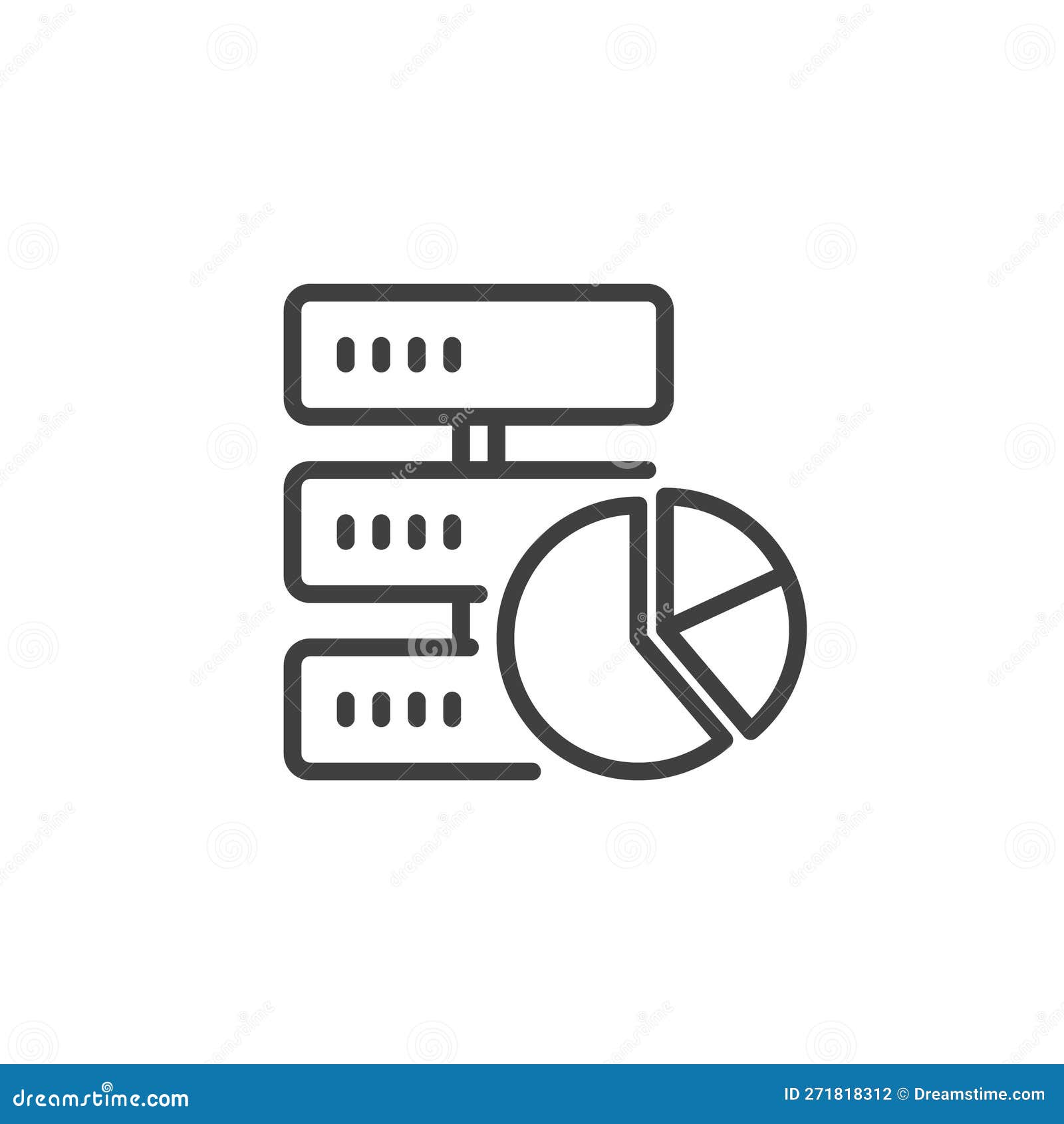 Data Chart Diagram Line Icon Stock Illustration - Illustration of ...