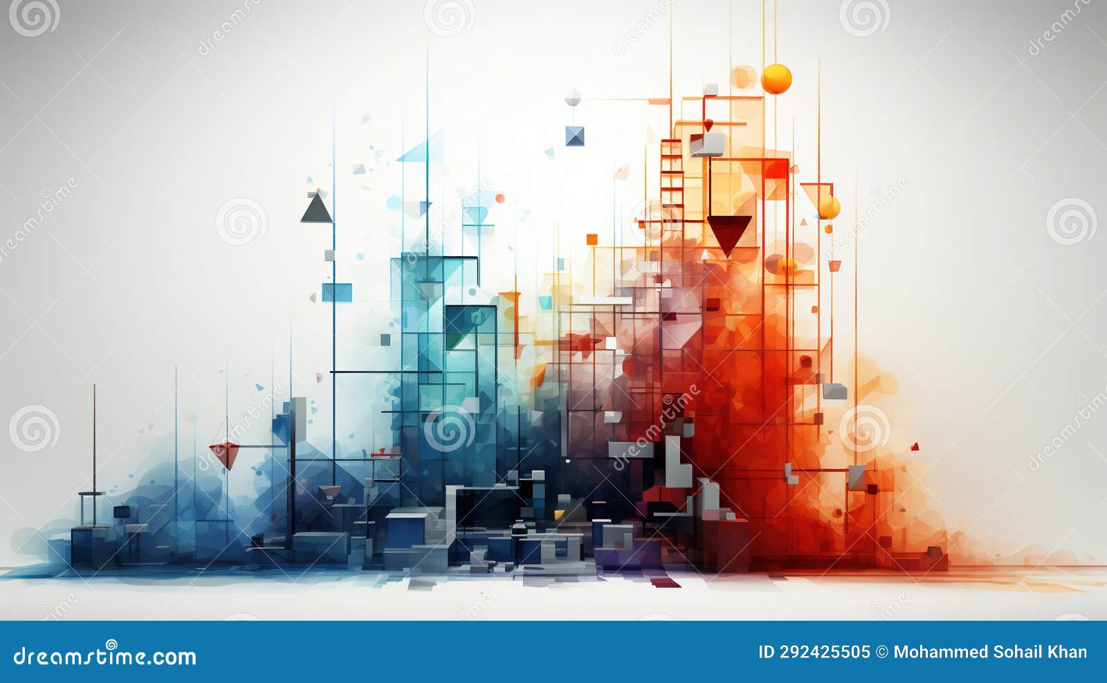 A Data Chart Or Graph Where Each Bar Or Data Point Forms A Rung Of An Abstract Ladder Background ...