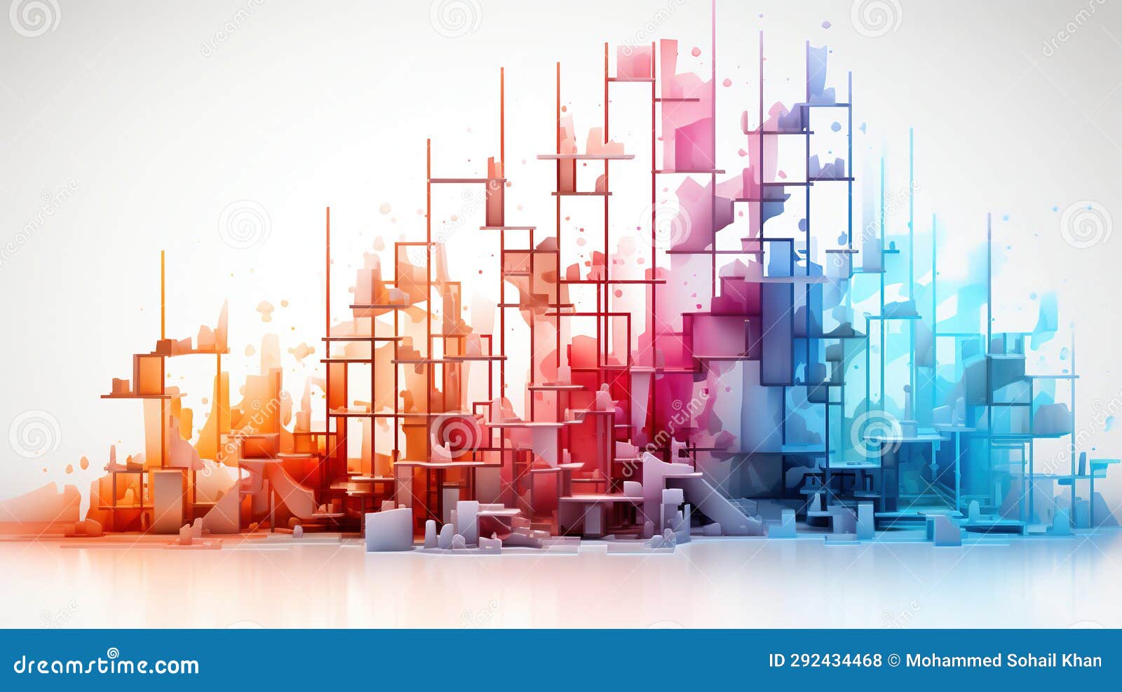 A Data Chart Or Graph Where Each Bar Or Data Point Forms A Rung Of An ...