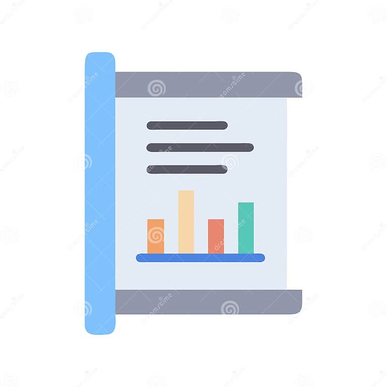 Data Chart Icon for Study Visuals Stock Vector - Illustration of ...