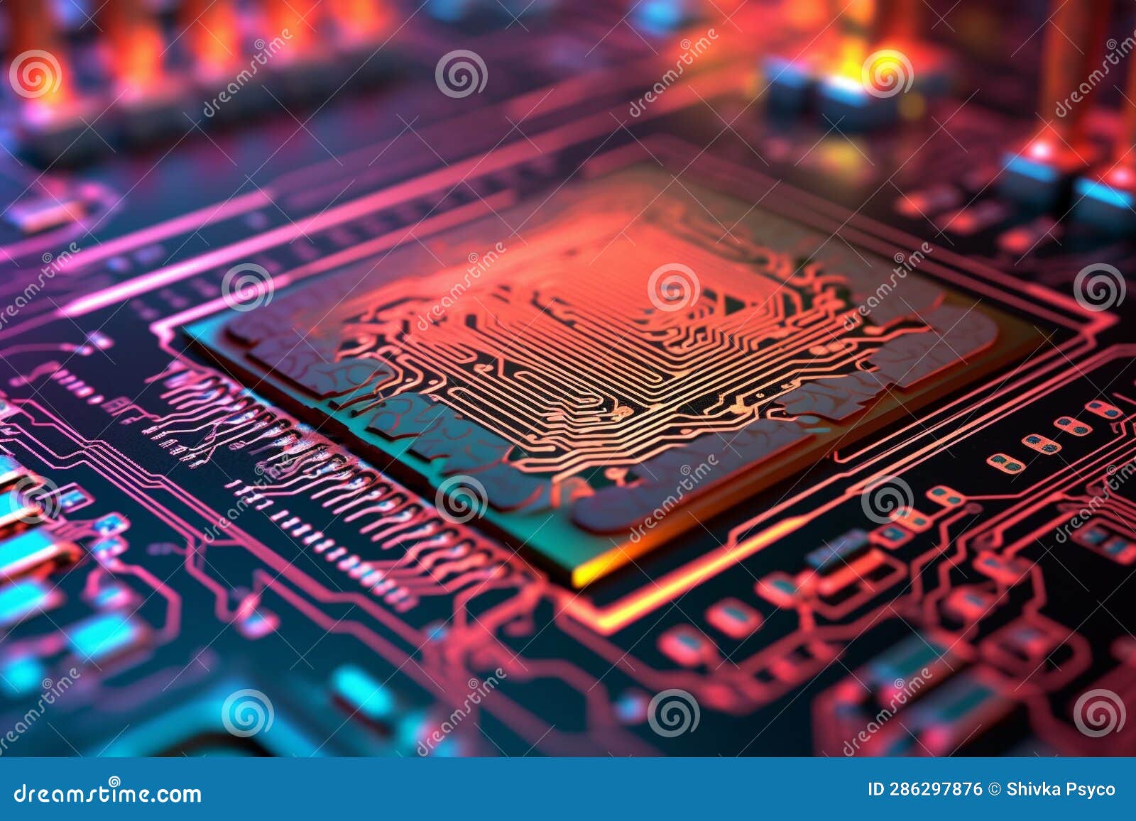 Data Chip of Data Privacy Protection Technology Generative AI Stock ...