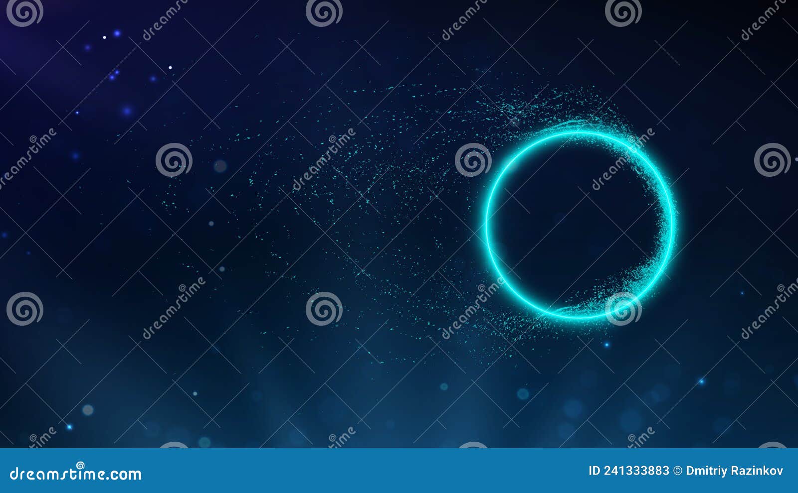 Data Circle Digital Technology Background. Internet Network Abstract ...
