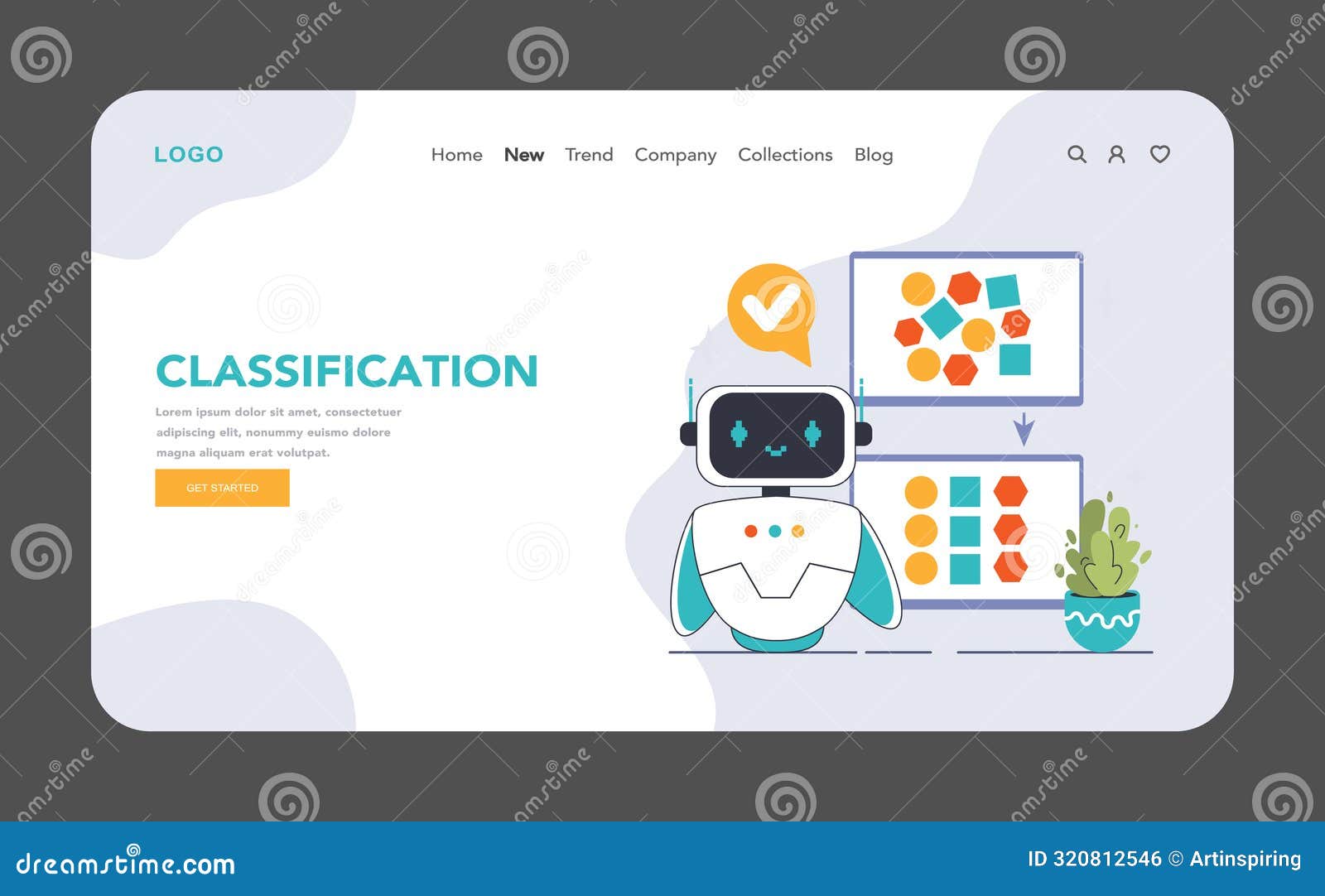 Data Classification Solid Illustration | CartoonDealer.com #137473254