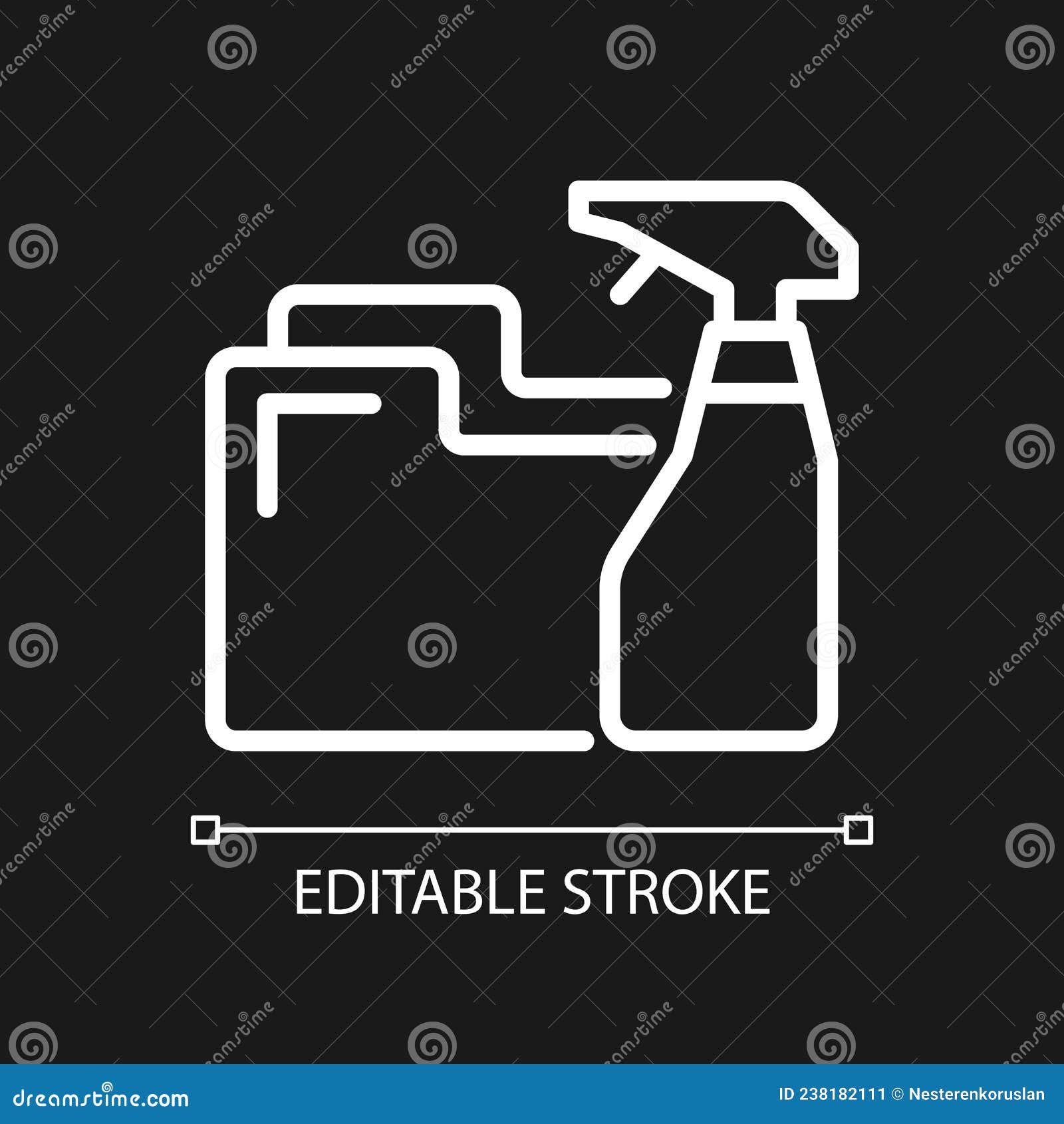 Data Cleaning White Linear Pixel Perfect Icon for Dark Theme Stock ...