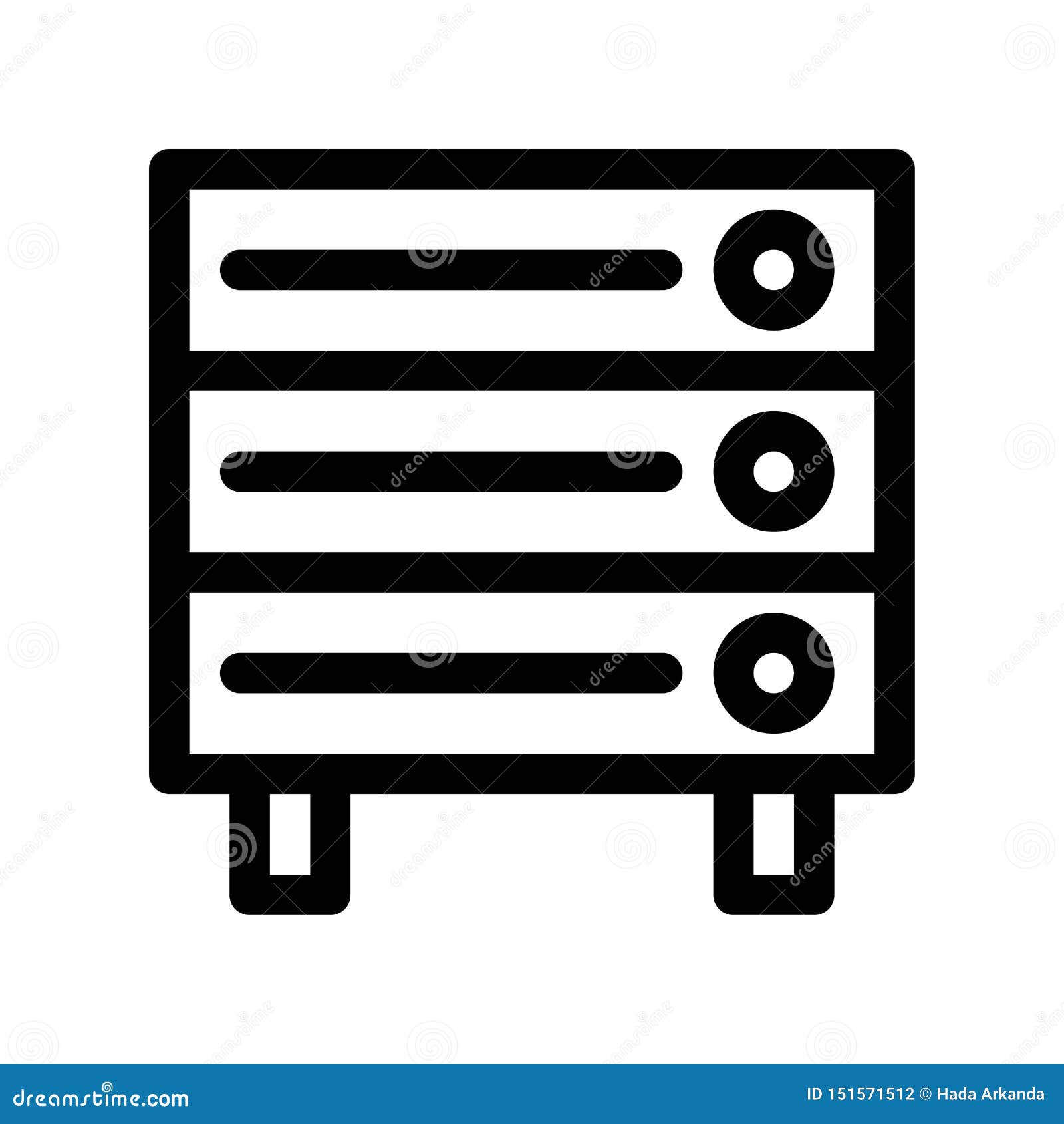 Data Cloud Storage Server Icon or Logo Illustrator Stock Vector ...