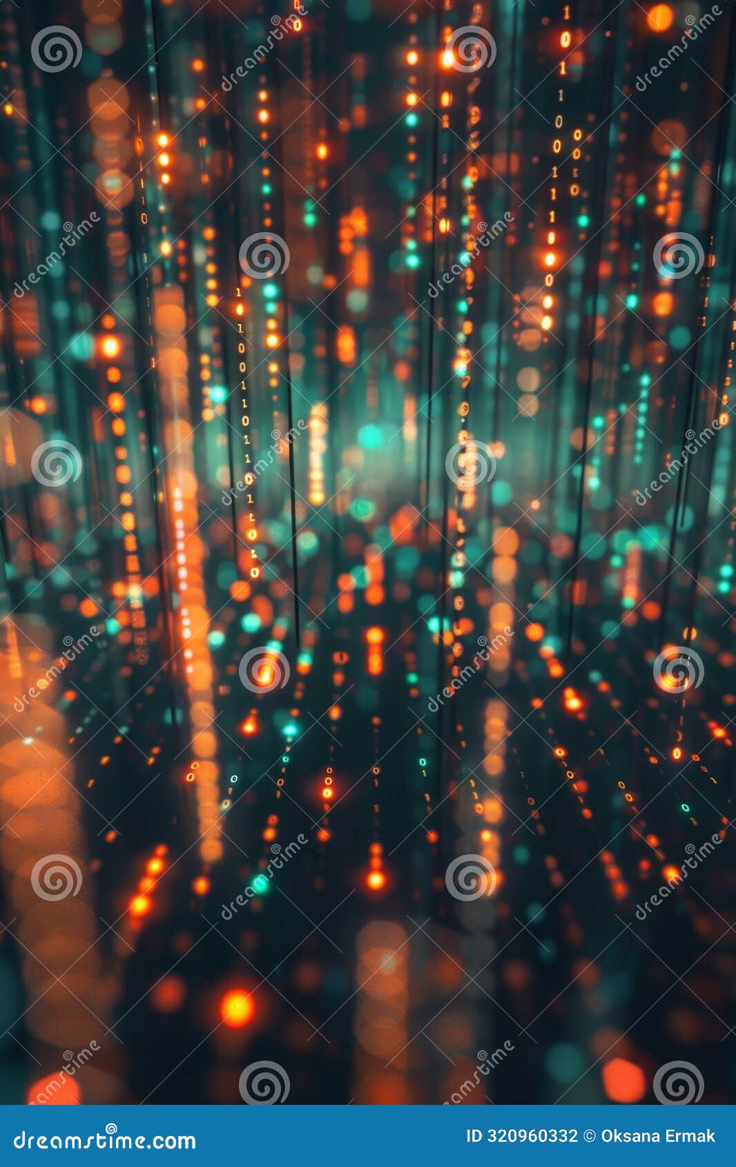 Data Code Binary Background, Digital Binary Data on Computer Screen ...