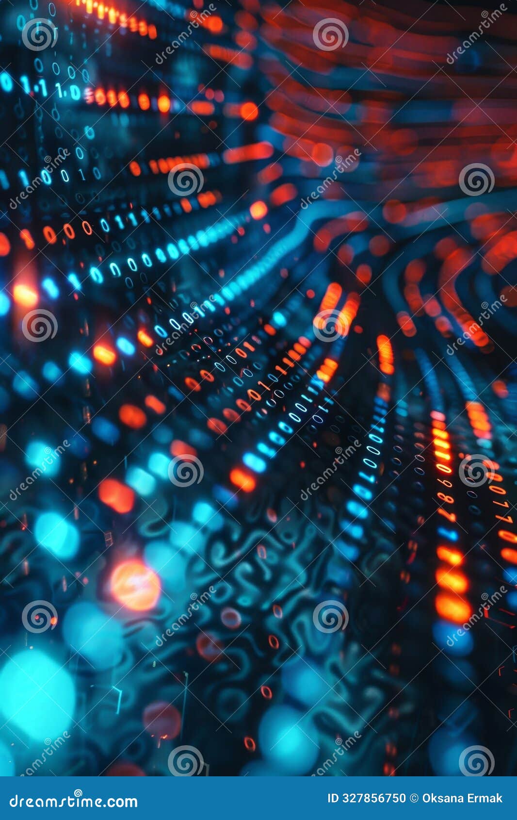 Data Code Binary Background, Digital Binary Data on Computer Screen ...