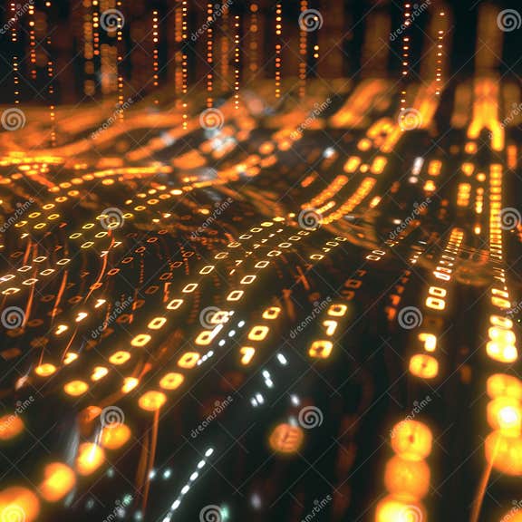 Data Code Binary Background, Digital Binary Data on Computer Screen ...