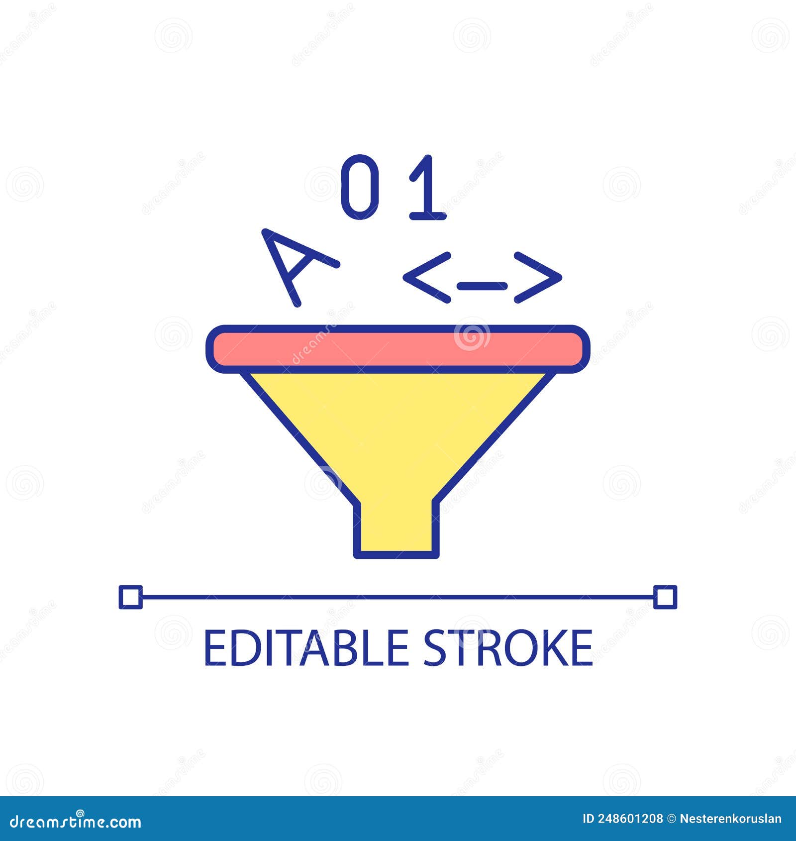 Data Collection RGB Color Icon Stock Vector - Illustration of logo ...