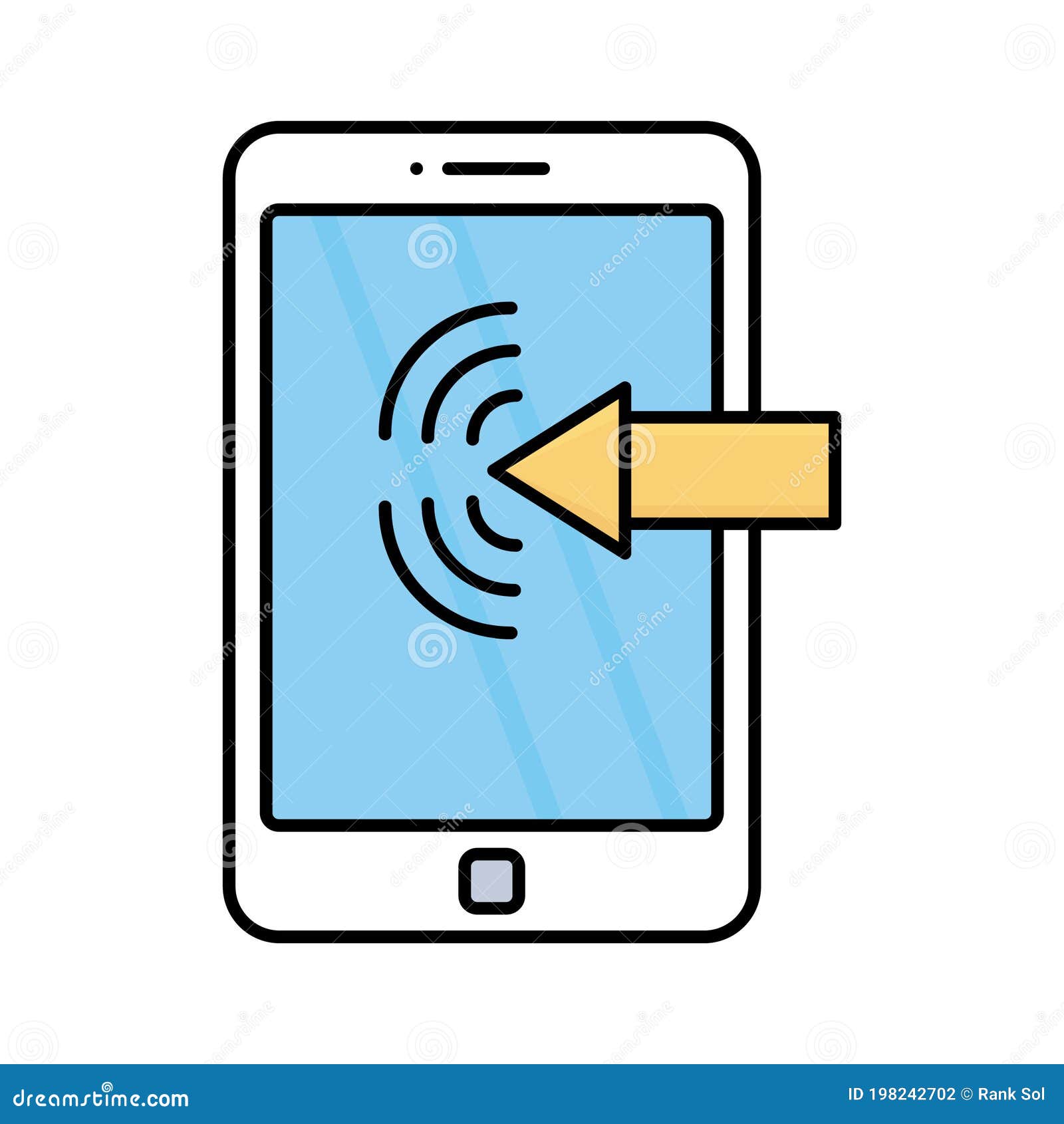 Data Communication Fill Color Vector Icon Which Can Easily Modify or ...