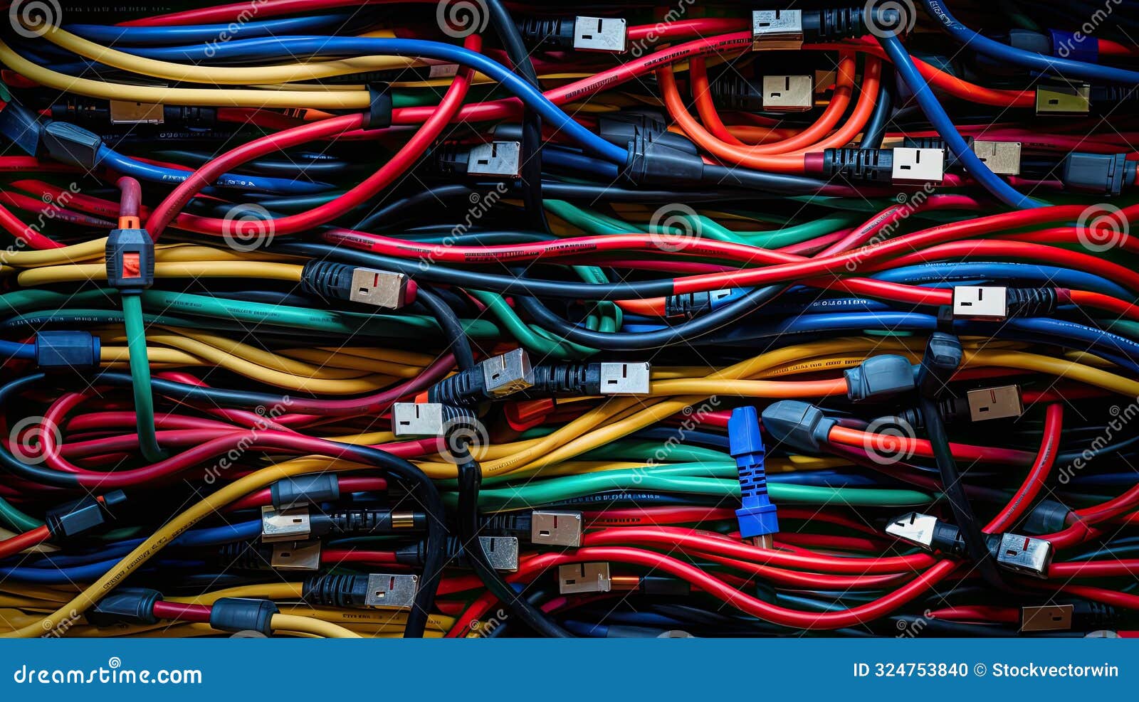 Hdmi Data Cable Template Cartoon Vector | CartoonDealer.com #91118961