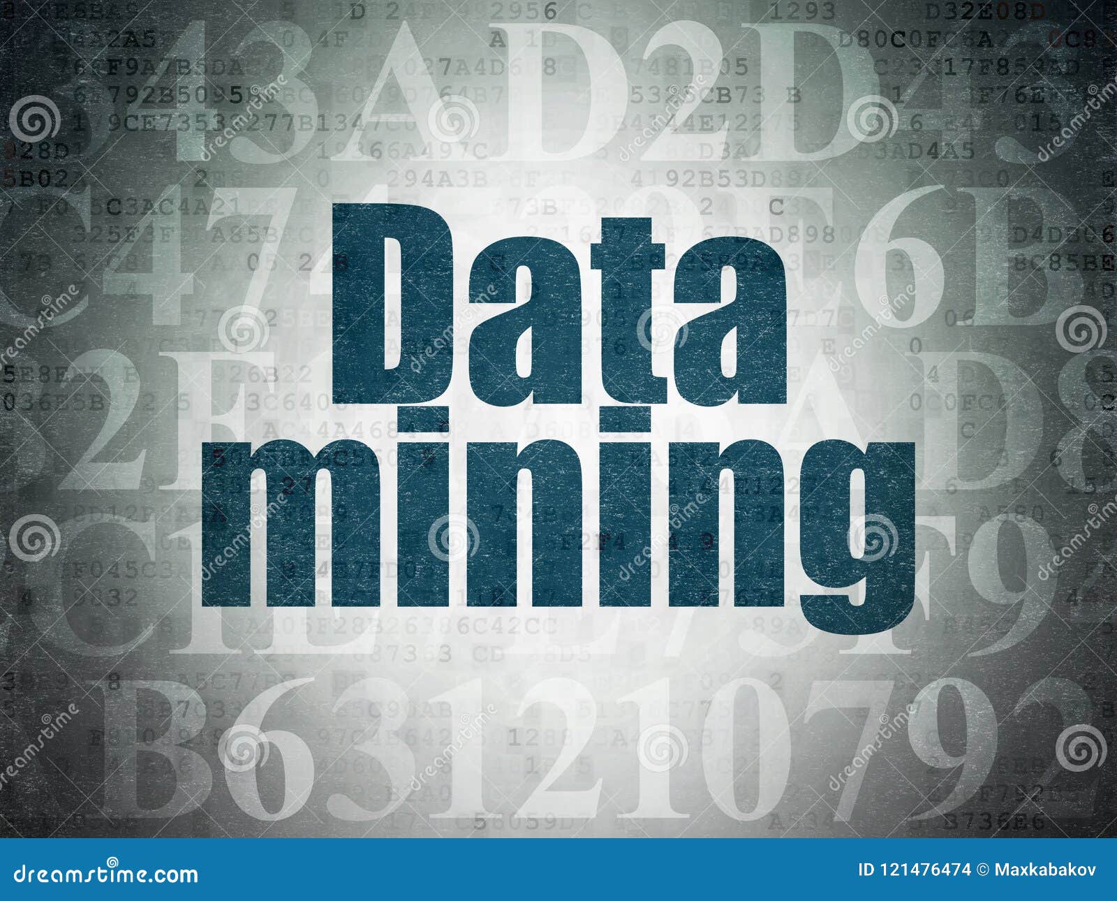 Data Concept: Data Mining on Digital Data Paper Background Stock ...