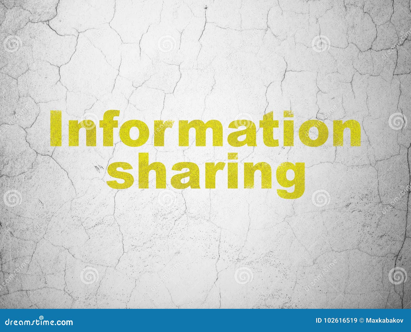 Data Concept: Information Sharing on Wall Background Stock Illustration ...