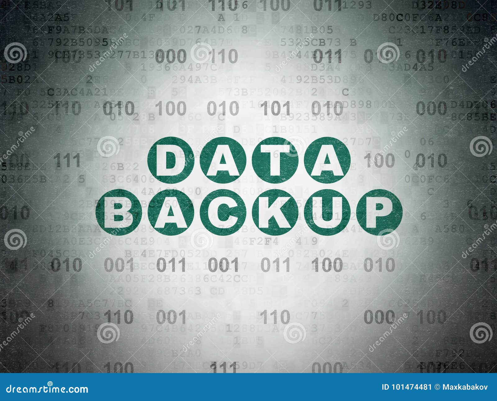Data Concept: Data Backup on Digital Data Paper Background Stock Illustration - Illustration of ...