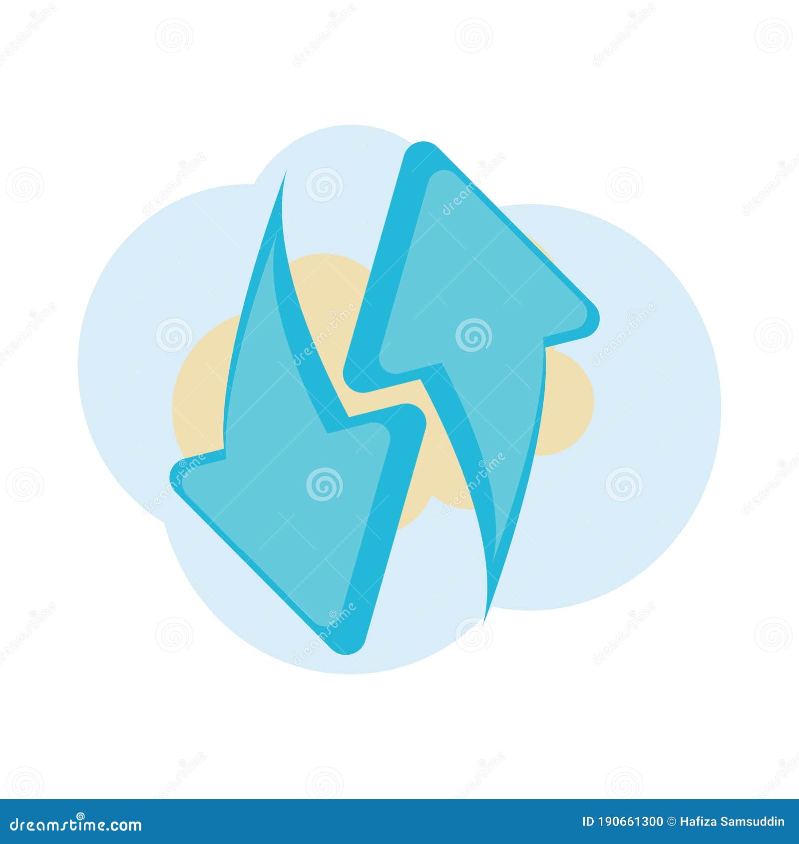 Data Connection Arrows. Vector Illustration Decorative Design Stock ...