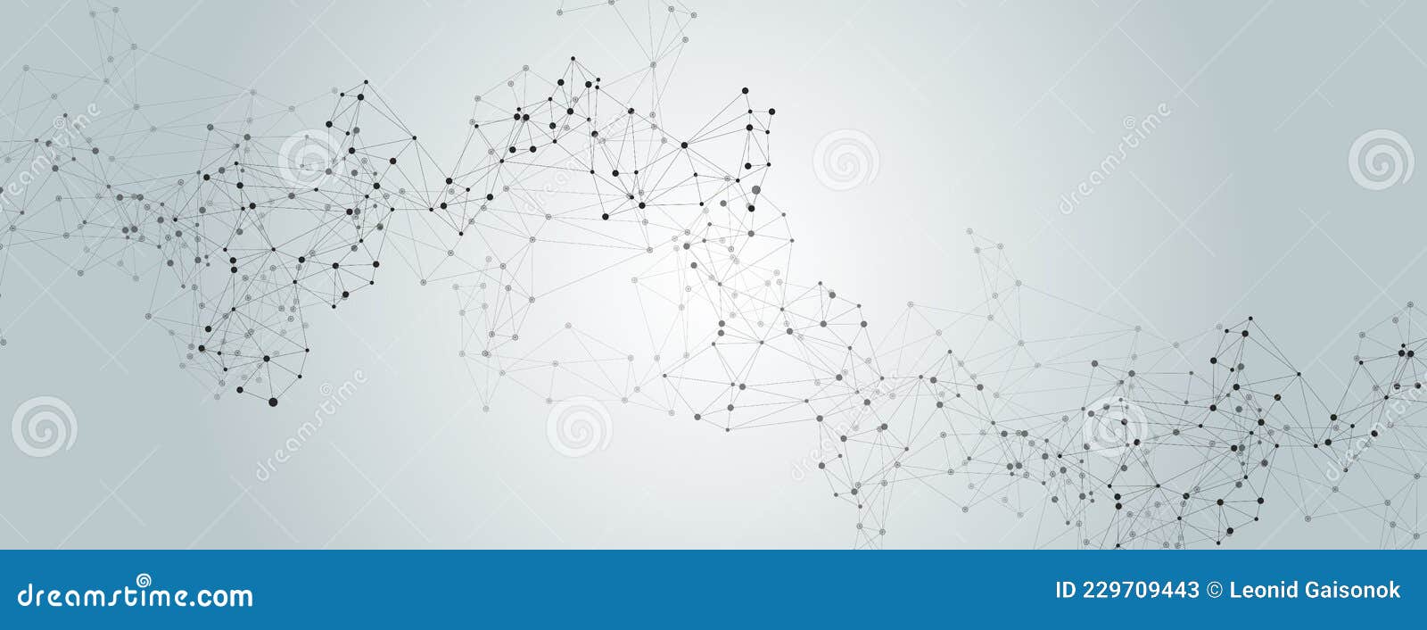 Data Connection Concept. Science Polygonal Background Stock Vector ...