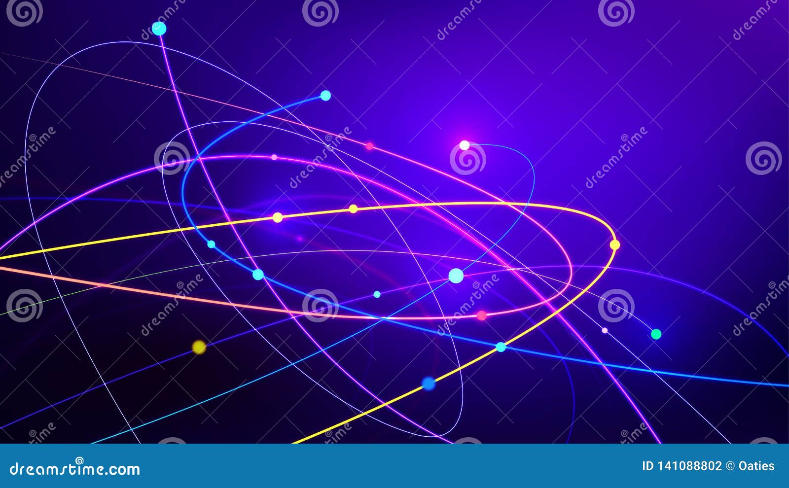 Data Connection Fiber Optic Abstract Technology Stock Vector ...