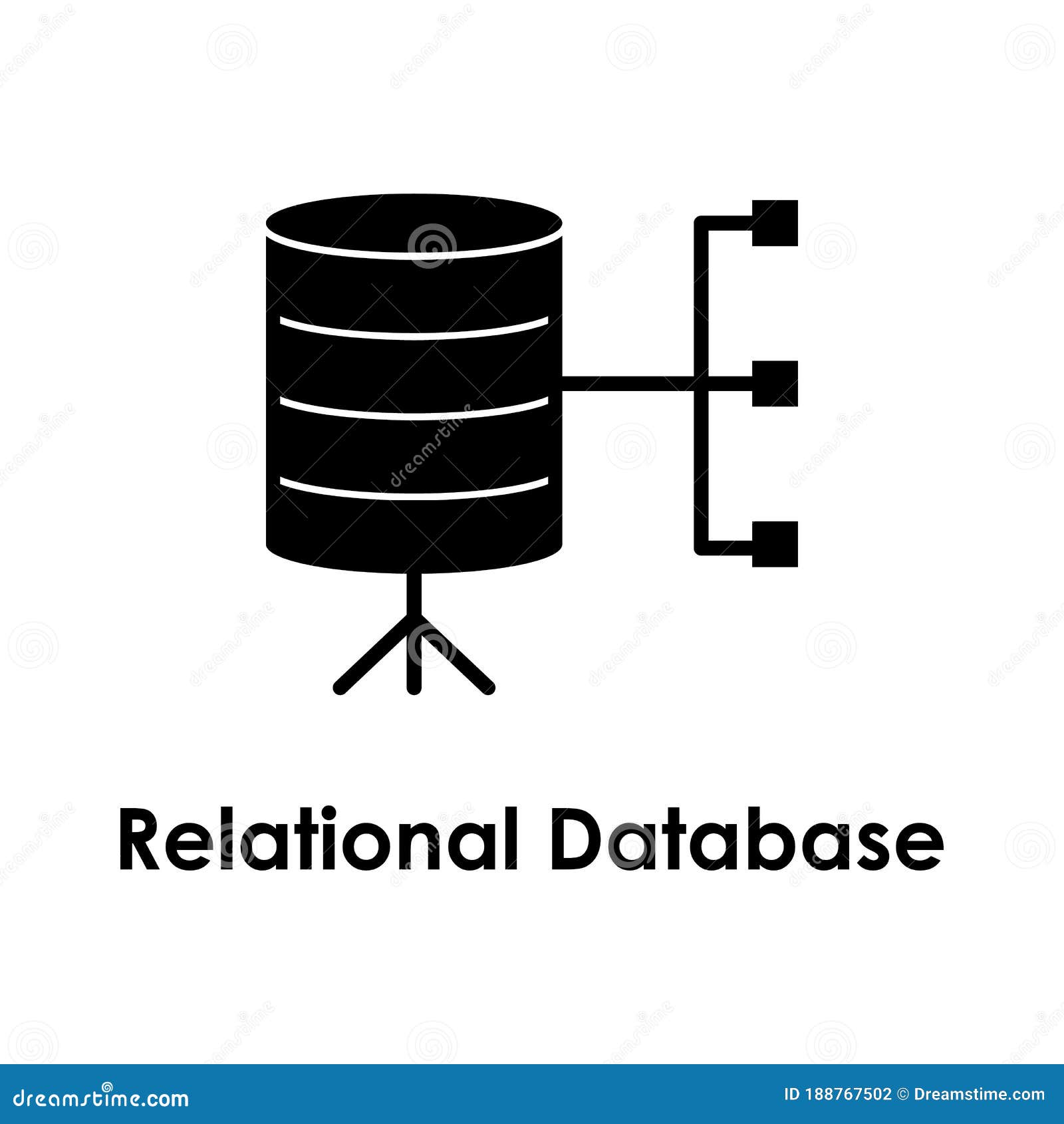 Relational Database Table On Screen Of Computer Cartoon Vector ... Relational Database Table On Screen Of Computer Cartoon Vector ...