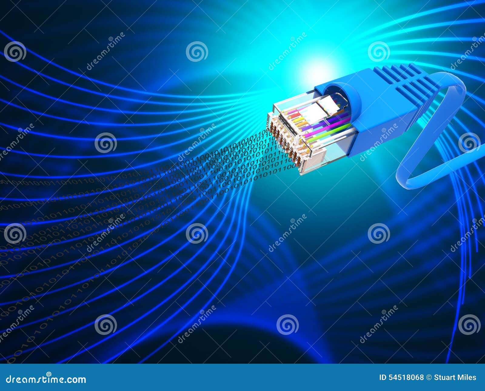 Data Connection Represents Global Communications and Computer Stock ...